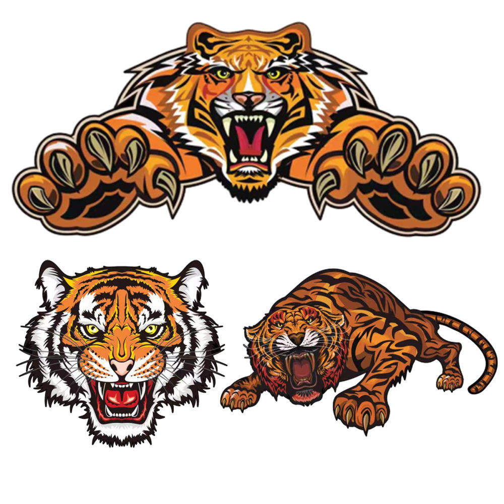 Wyd Tiger Car Sticker Body Scratch Cover Sticker Pattern Wall Poster ...