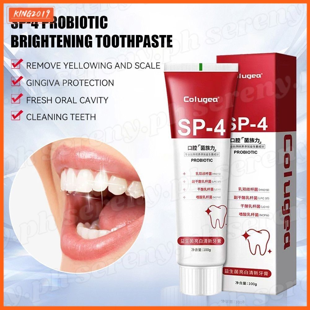 【buy 1 Take 1】colugea Probiotic Toothpaste Sp-4 Whiten Tooth Decay ...