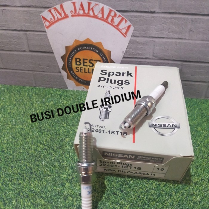 Original double iridium grand livina arch datsun go juke spark plugs ...