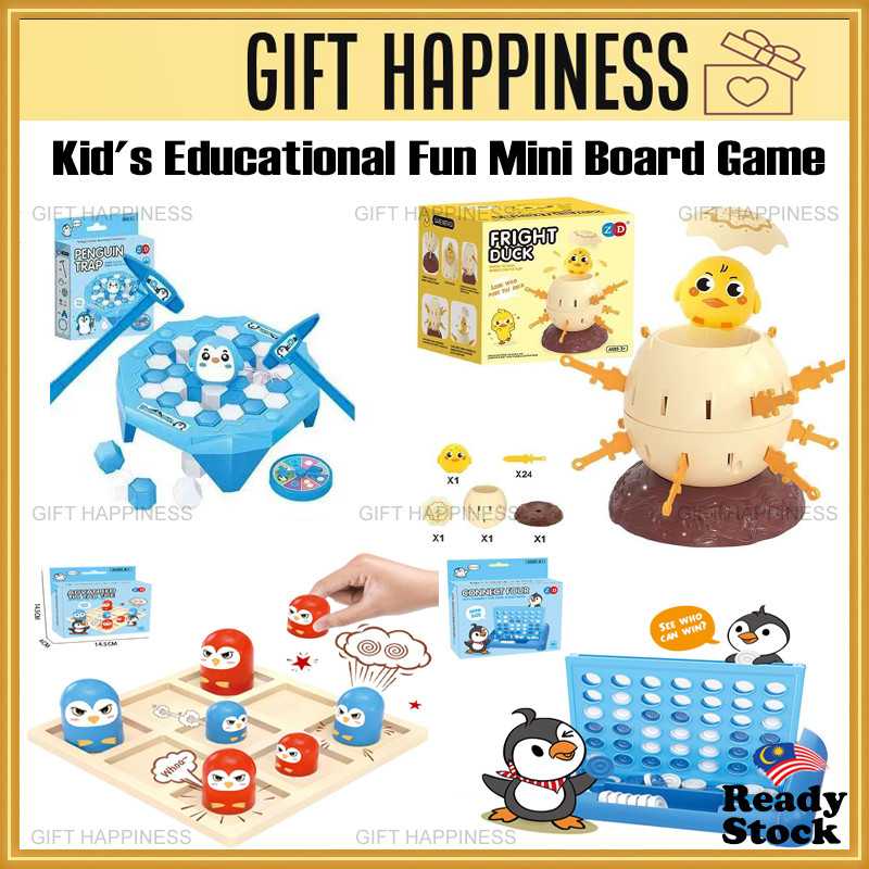Mini Educational Board Game– Tic Tac Toe, Connect Four,Guess Who I Am ...