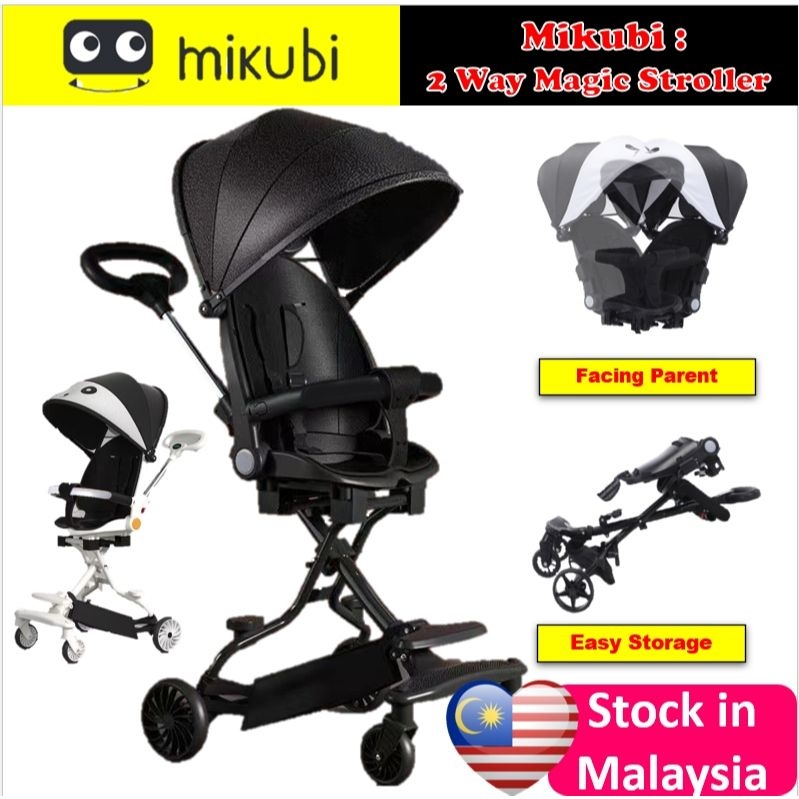 Stroller Ajaib (MS120) Stroller 360 Berputar, Boleh Menghadap Dua Hala ...