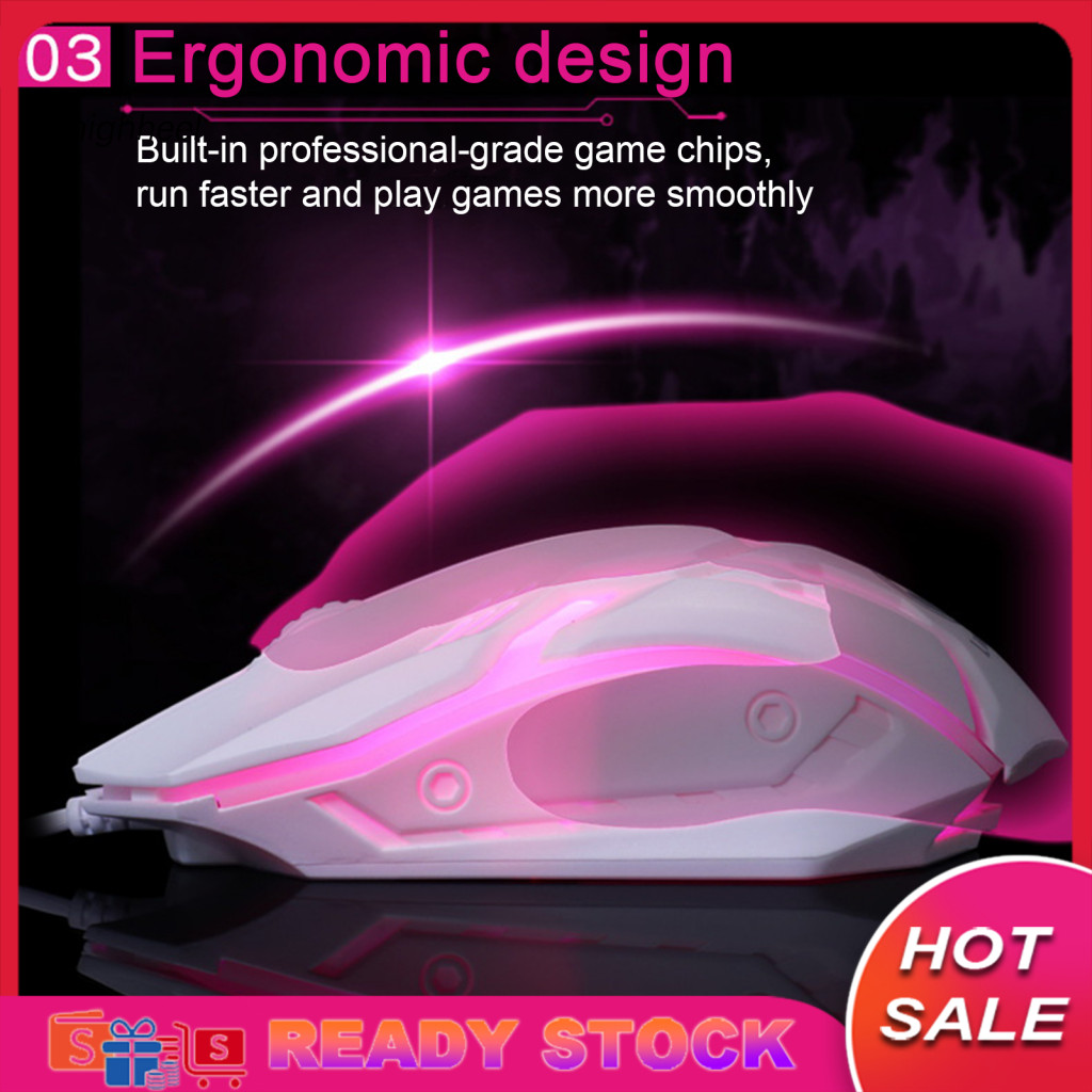 [Ready Stock] Mechanical Gaming Mouse Mouse with Game Micro Switch High Performance Led Gaming ...