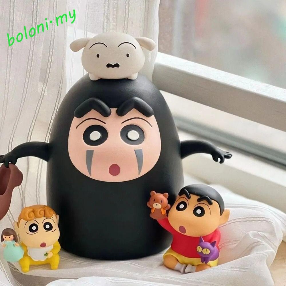 [COD] Crayon Shin-chan Figure, Cartoon PVC Toy Shinnosuke Action ...