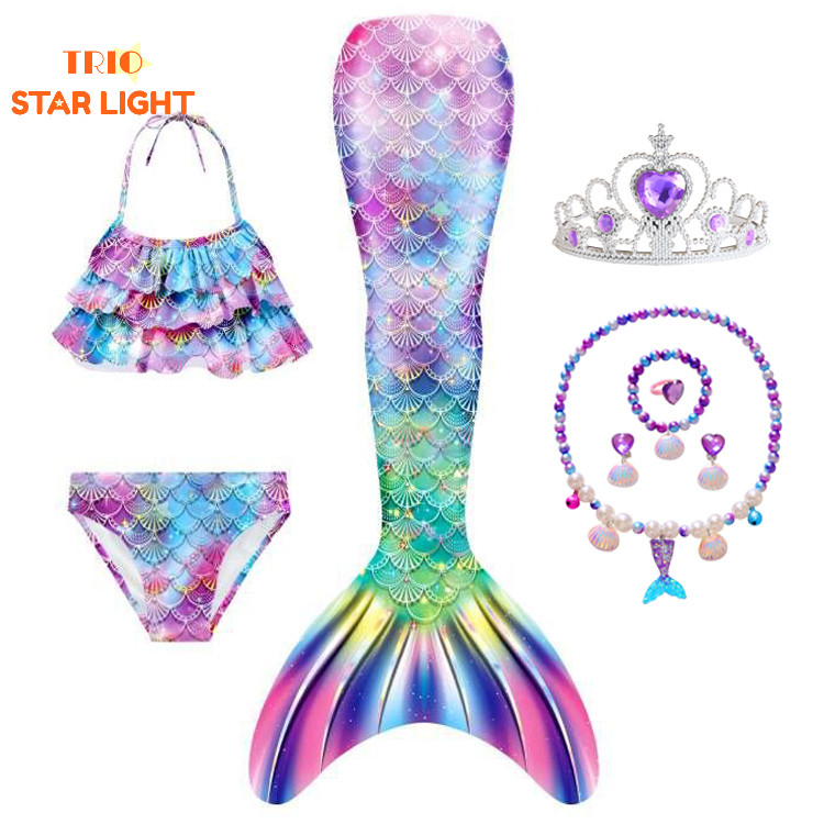 Kids Mermaid Tail Girls Mermaid Costumes Cosplay Mermaid Tail Costumes ...