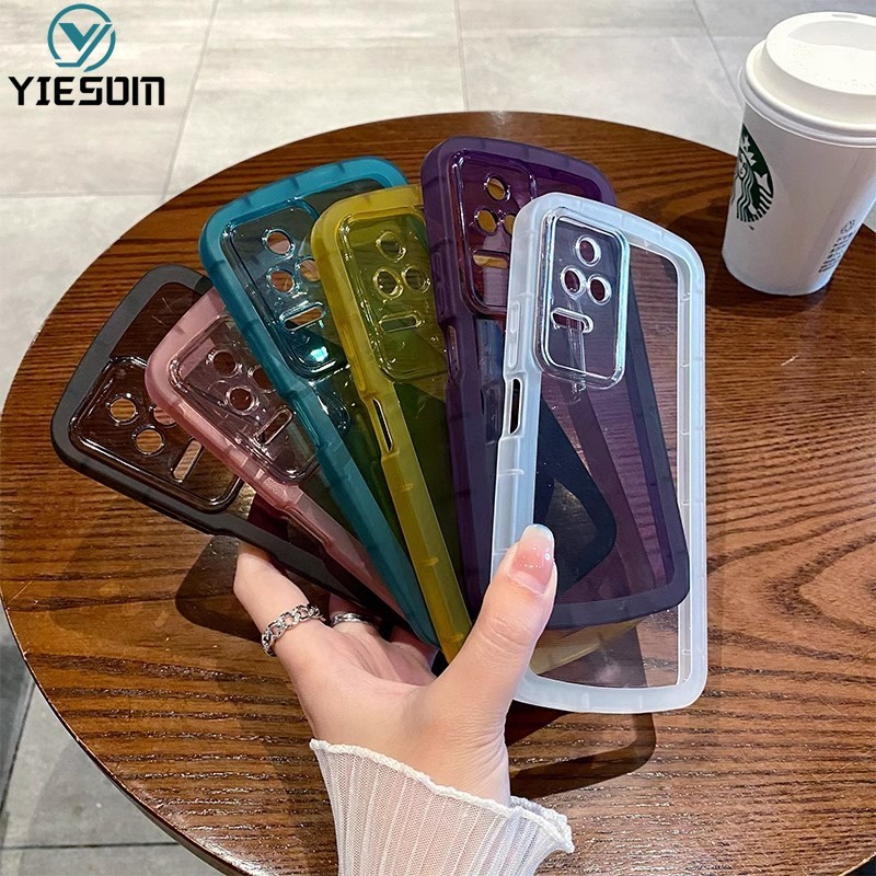 Transparent Cute Round Phone Case for Xiaomi 13T Pro Mi 13 Lite Mi 14 ...