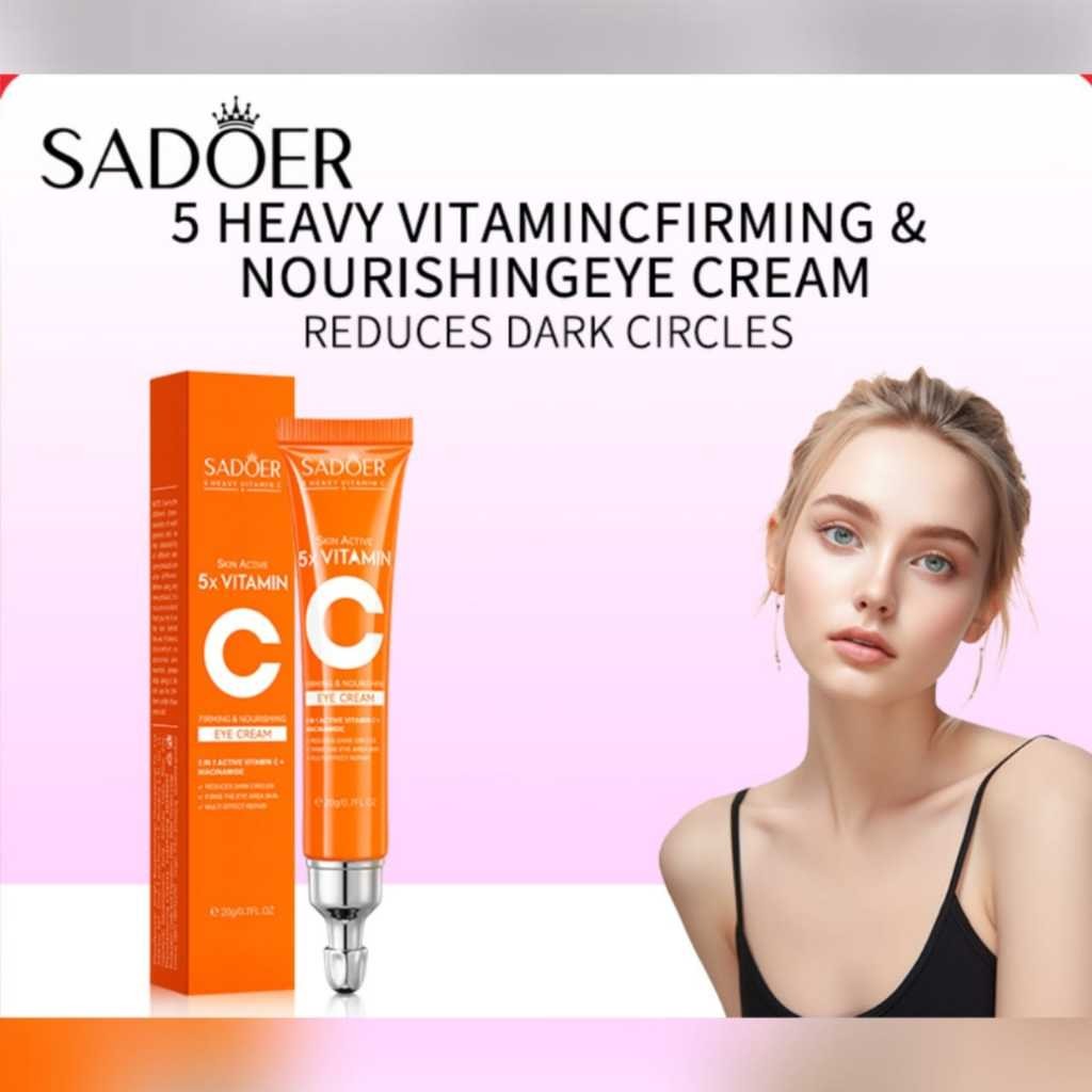 SADOER 5X Heavy Vitamin C Whitening Skin Active Eye Cream 20g | Shopee Malaysia
