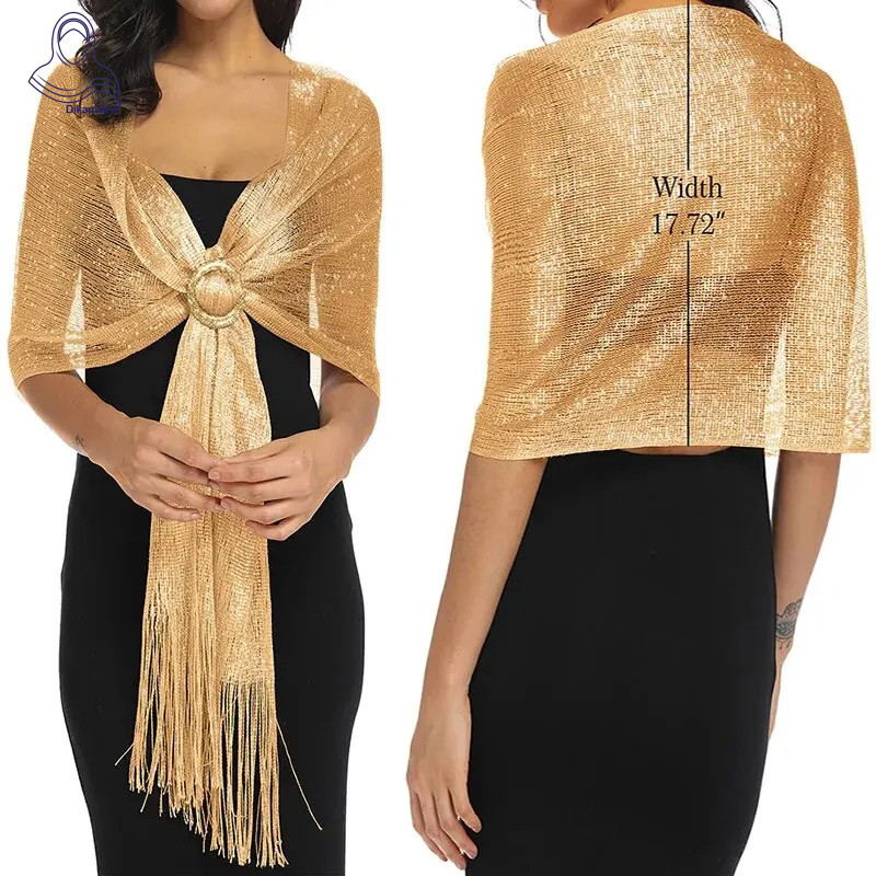 Gold shawls store