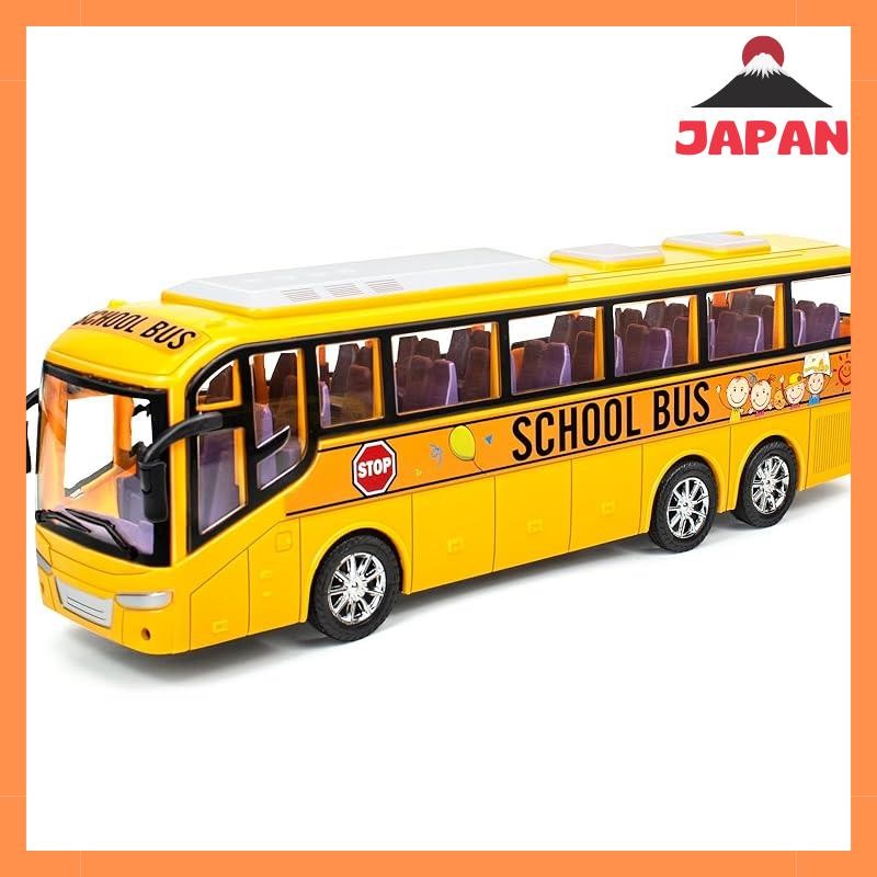 Bus Toy Big School Bus Toy Commuter Bus Yellow Bus Model Toy Car Super ...