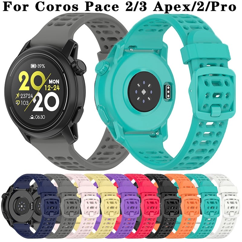 20mm 22mm Silicone Strap For COROS Pace 2 3 Watch Band Apex 2 Pro 42mm ...