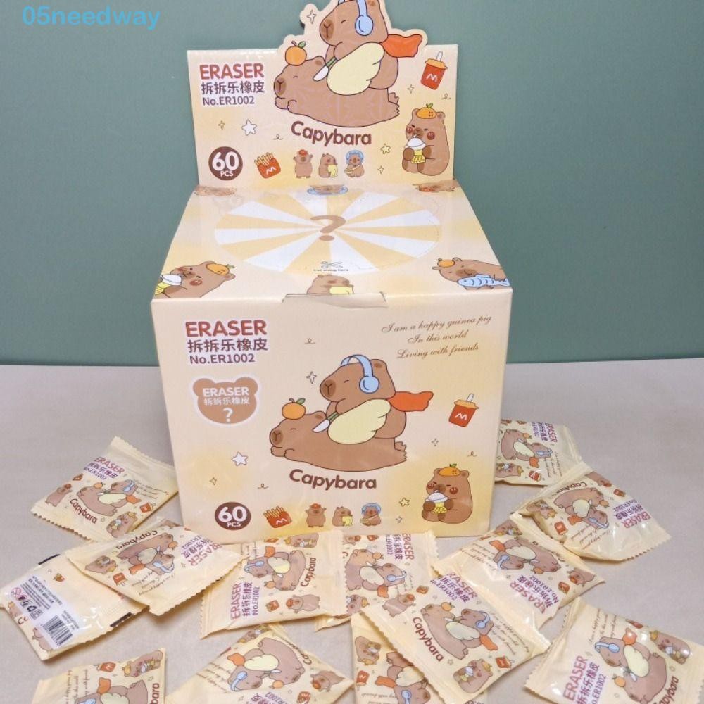 NEEDWAY 60pcs/set Anime Capybara Action Figure, Anime Figures Model ...