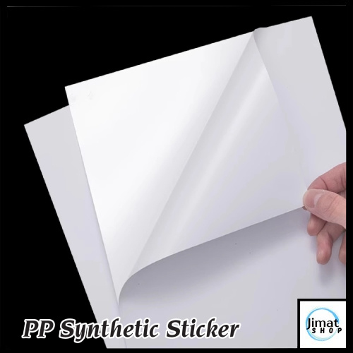 A4 Synthetic PP Sticker | Matte Sticker | Glossy Sticker | PET Sticker ...