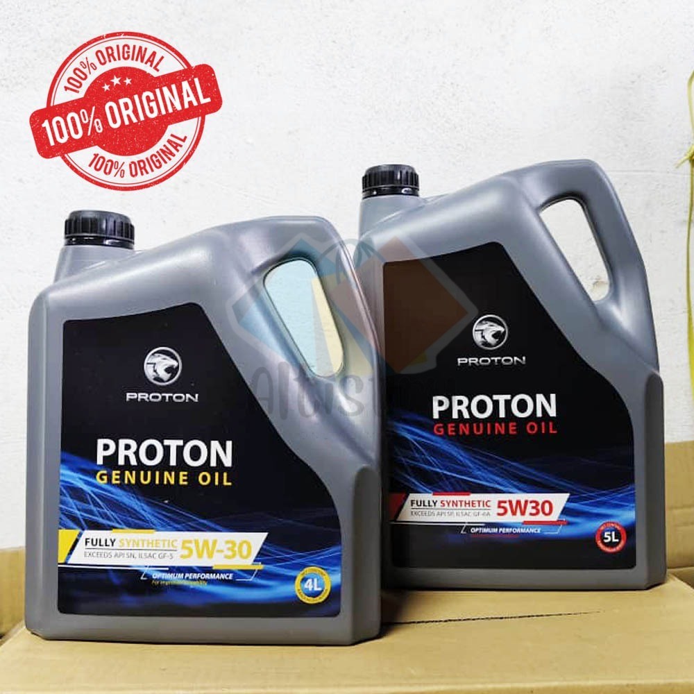 ORIGINAL PROTON FULLY SYNTHETIC 5W30 ENGINE OIL FOR GEN 2, PERSONA ...