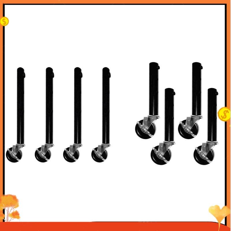 Table Leg Extension for Folding Table Castors - Pack of 4 Risers with ...