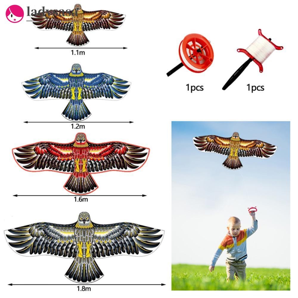 Ladysasa 1.2m/1.6m/1.8m Eagle Kite 50 Meter Kite Line Large Eagle ...