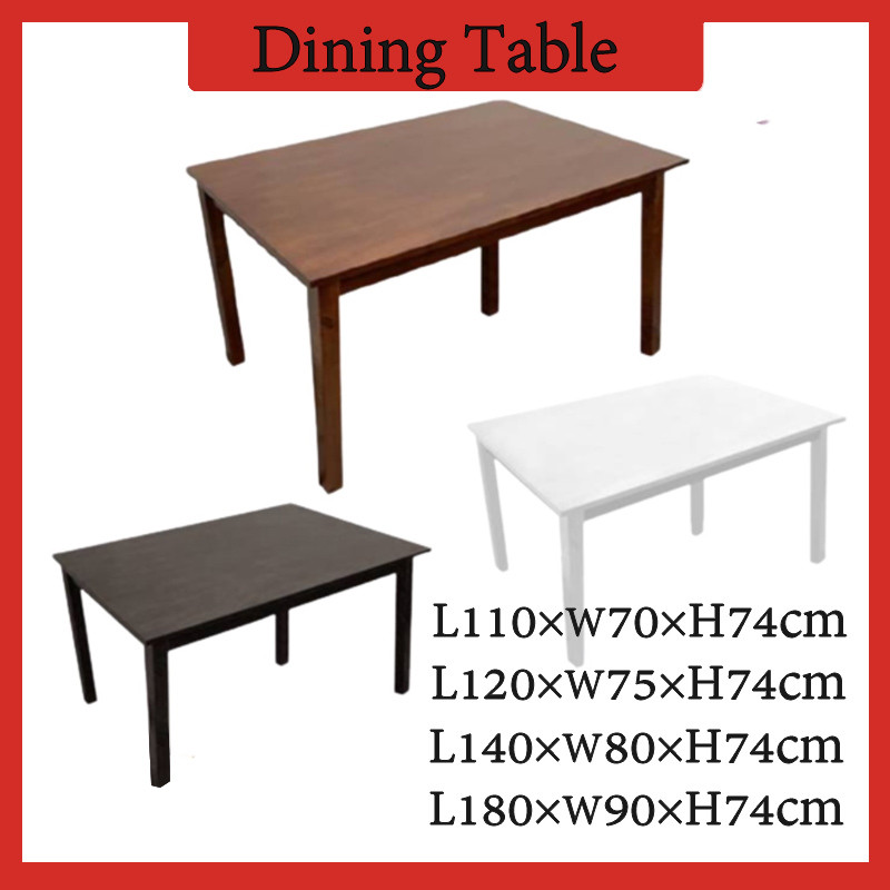 Wooden Dining Table Rectangle Square Multipurpose Table for Dining ...