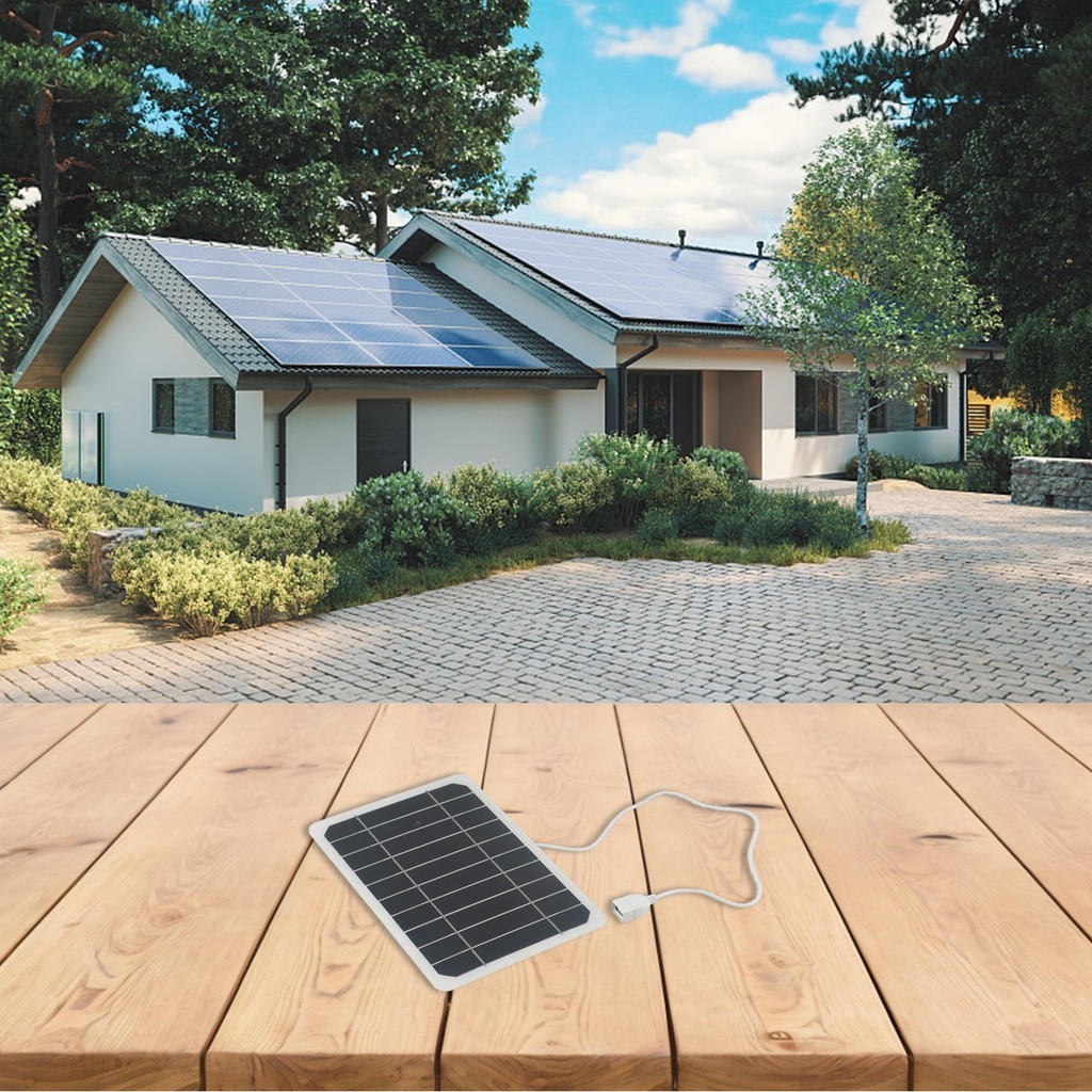 [Super] 5V 10W Solar Panel with USB Output Portable Outdoor Solar Phone ...