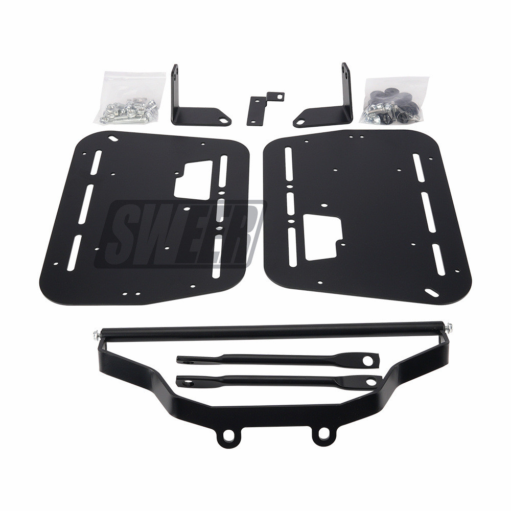 Motorcycle Multifunctional Universal Side Box Bracket Quick Release 18L ...