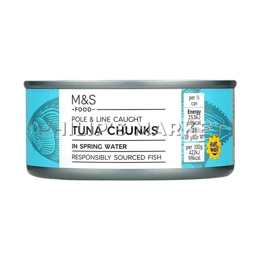Marks & Spencer Tuna Chunks In Spring Water 160g | Shopee Malaysia