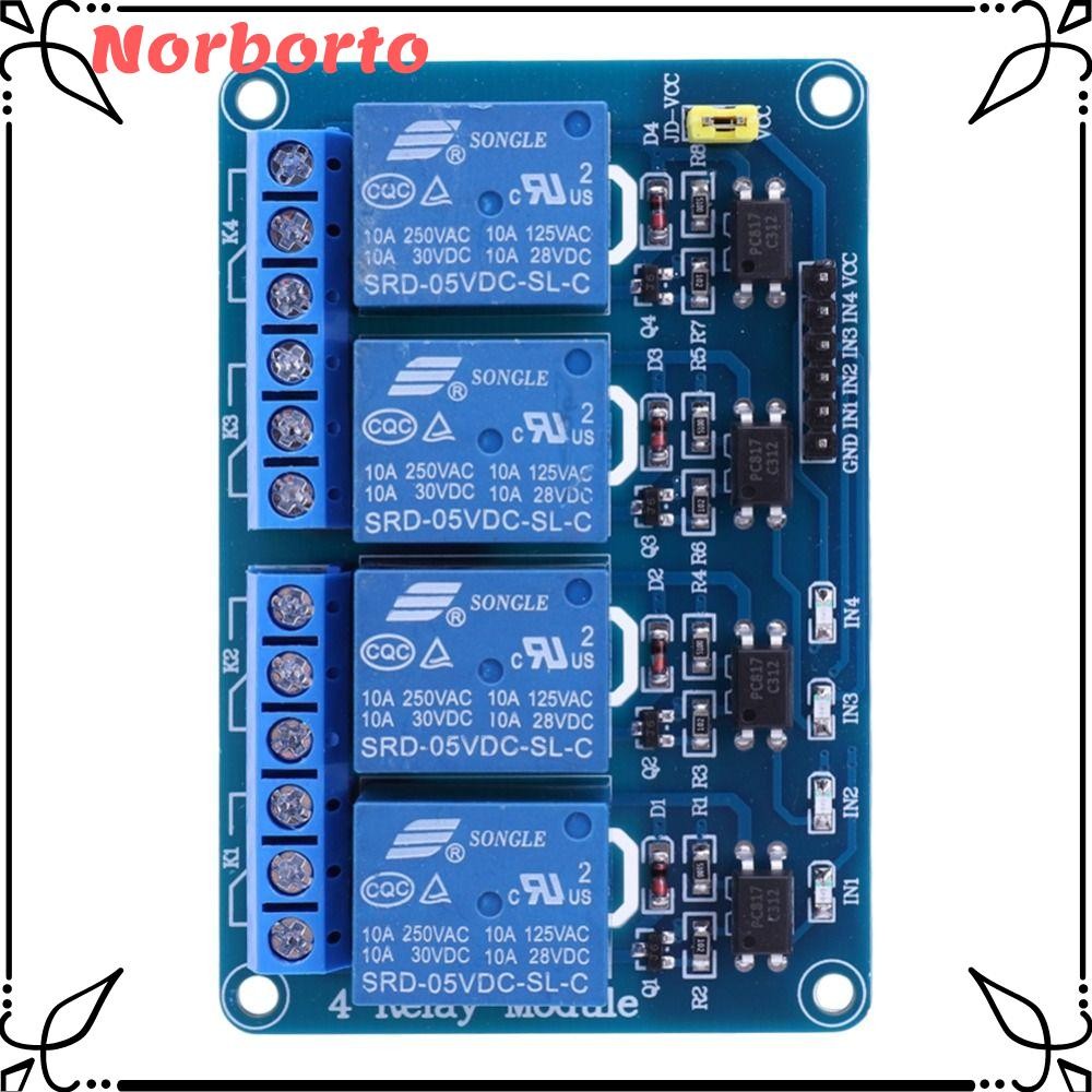 NORBORTO High and Low Level Trigger, with Optocoupler Shield Relay ...
