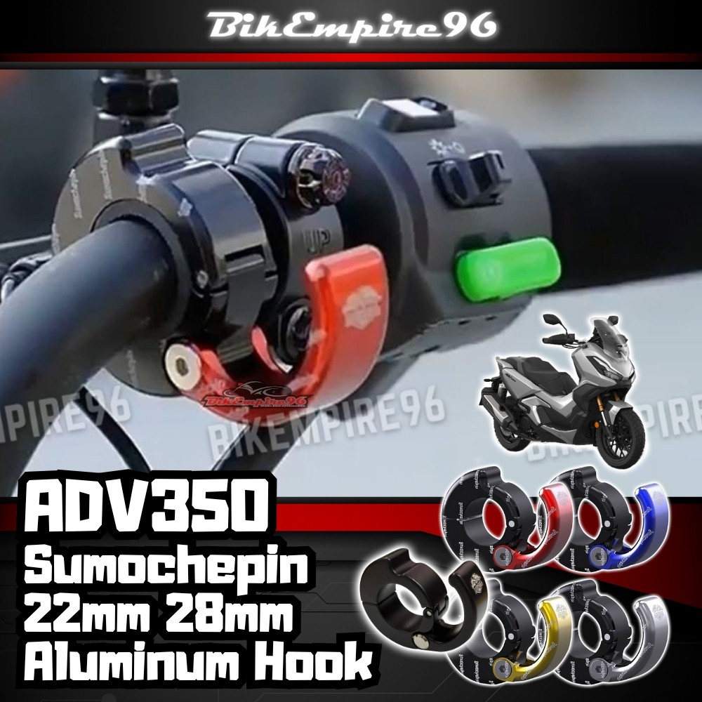 Honda ADV350 Sumochepin Motorcycle 22mm 28mm Helmet Hook CNC Aluminum ...