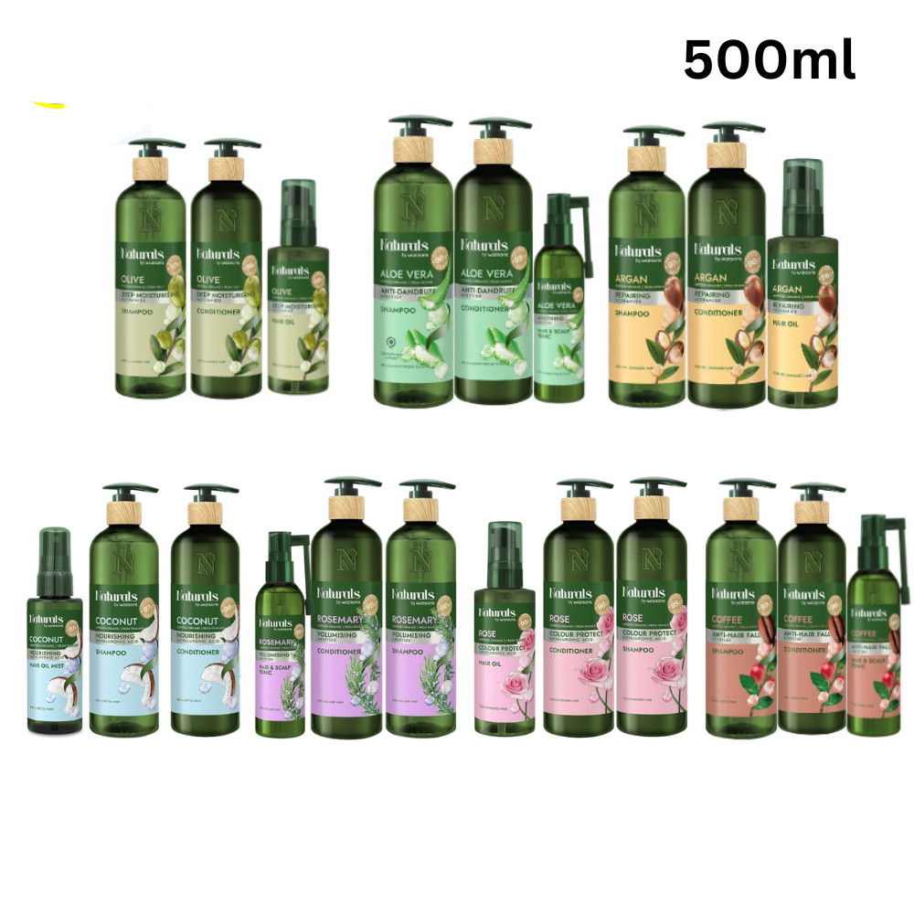 Naturals by Watsons Shampoo Shower Bath / Olive/Coconut/Tea Tree /Aloe ...