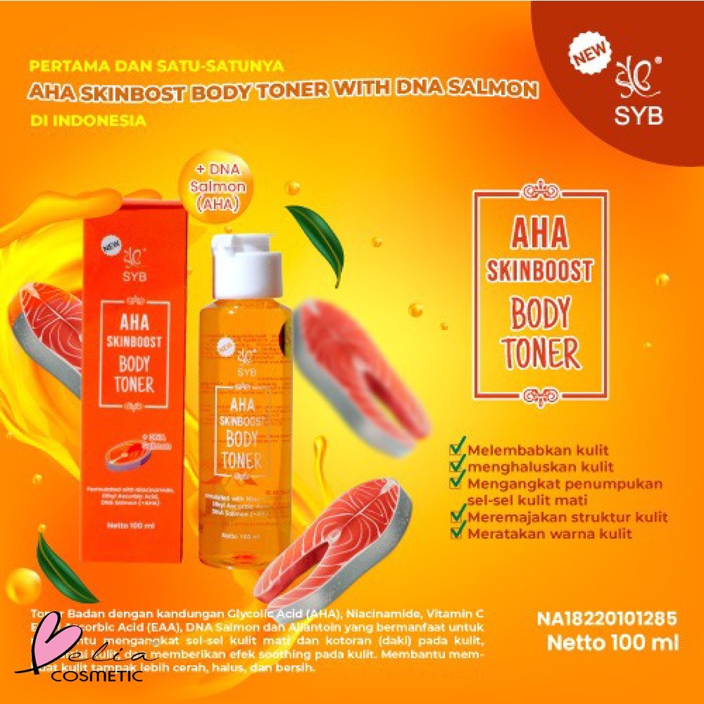 SYB Red Jelly Body Toner | Chocolate Toner | AHA Skinboost Body Toner ...