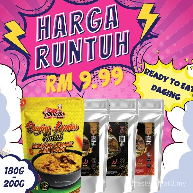 RTE ( READY TO EAT) 15 JENIS MAKANAN SIAP UNTUK DIMAKAN seperti Kerutuk ...