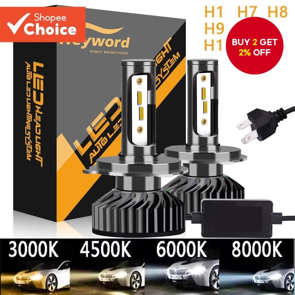 2PCS Car Lights H4 LED CANBUS LED H7 20000LM H11 Lamp for Car Headlight Bulbs H1 H3 H9 9005 9006 ...