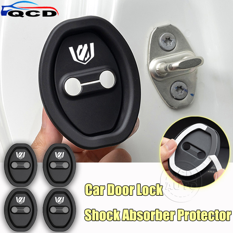 Toyota Alphard Car Door Lock Shock Absorber Protector Pad Silent Rubber ...