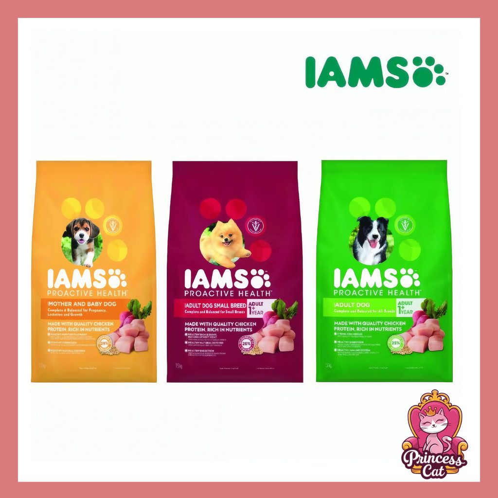 IAMS Proactive Health Premium Dog Dry Food for Adult Dogs, Mother and ...