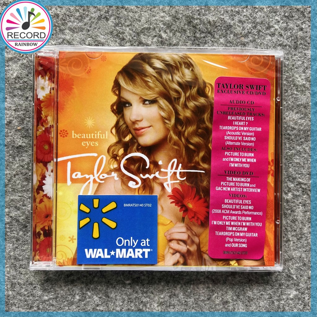 Taylor Swift Beautiful Eyes Original CD+DVD Album [Sealed] Brand New ...