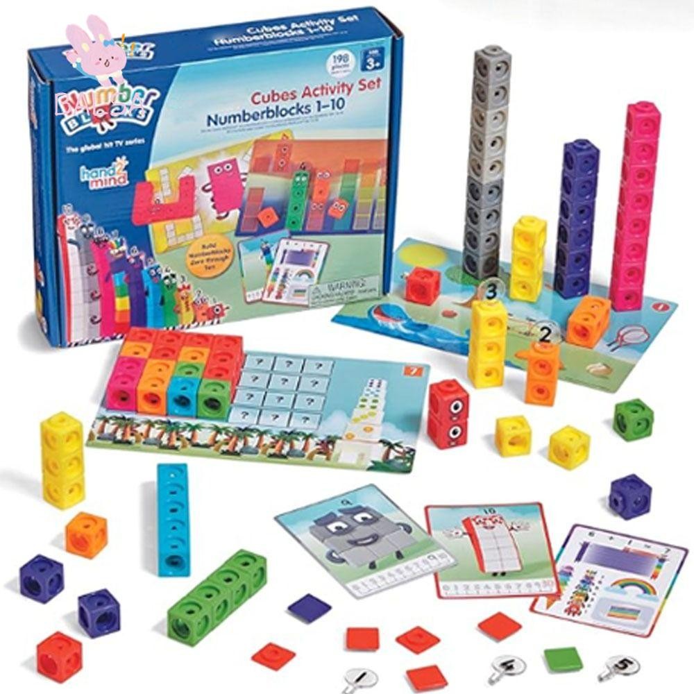 BALSA Numberblocks, Number 1 to 10 Multicolor Building Block, Build ...