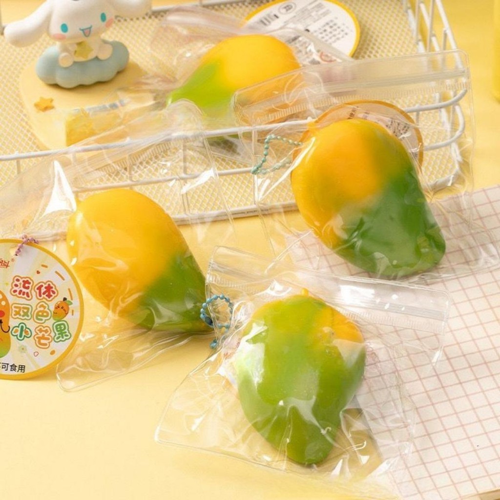 (CFC) MANGO SQUEEZE TOY SQUISHY cute children's squeezing toy mango ...