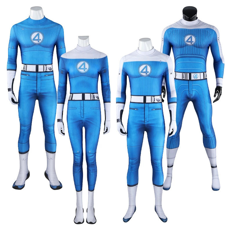 Fantastic Four Cosplay Costume Set - Invisible Woman & Human Torch ...