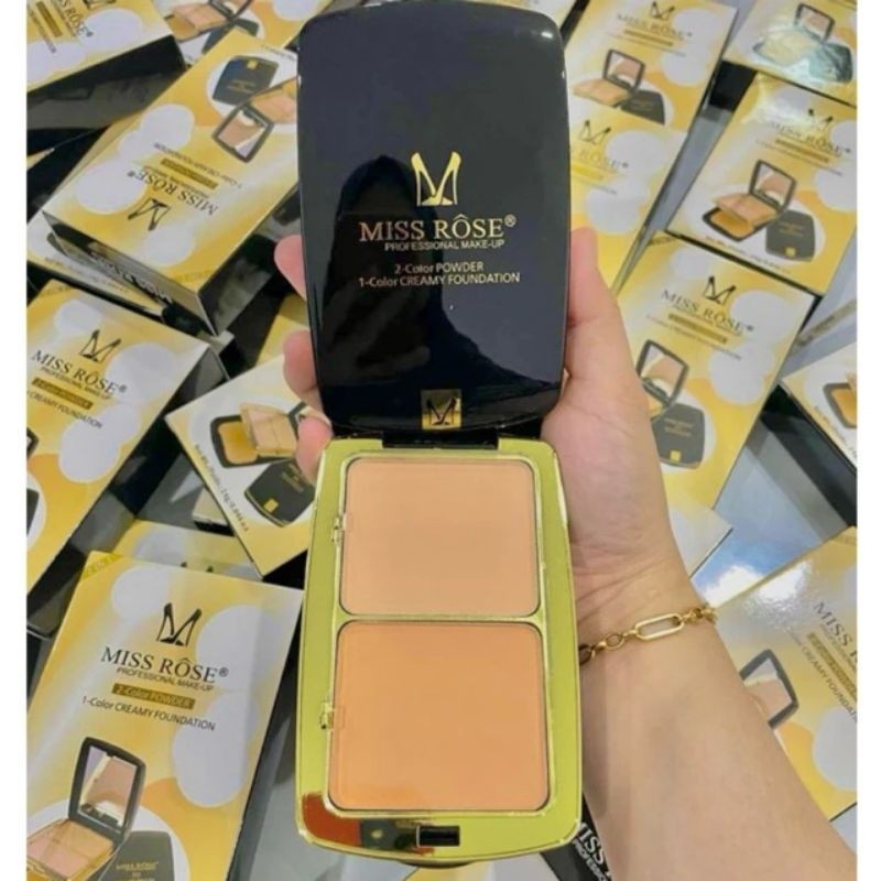 Viral MISS ROSE (Bedak) Professional Make upCompact Powder [2 Colors ...