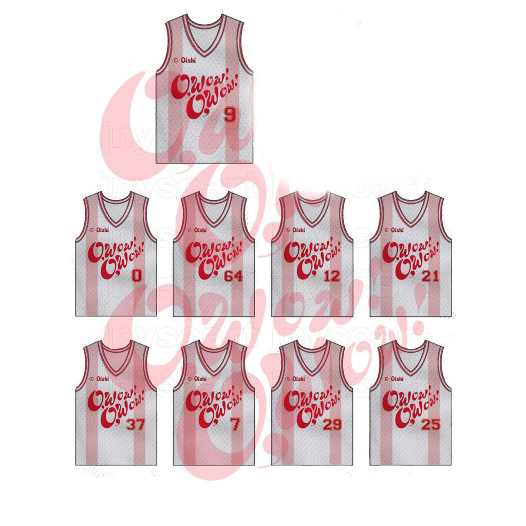 2024 TWICE x OISHI behind cute jersey pamine | Shopee Malaysia