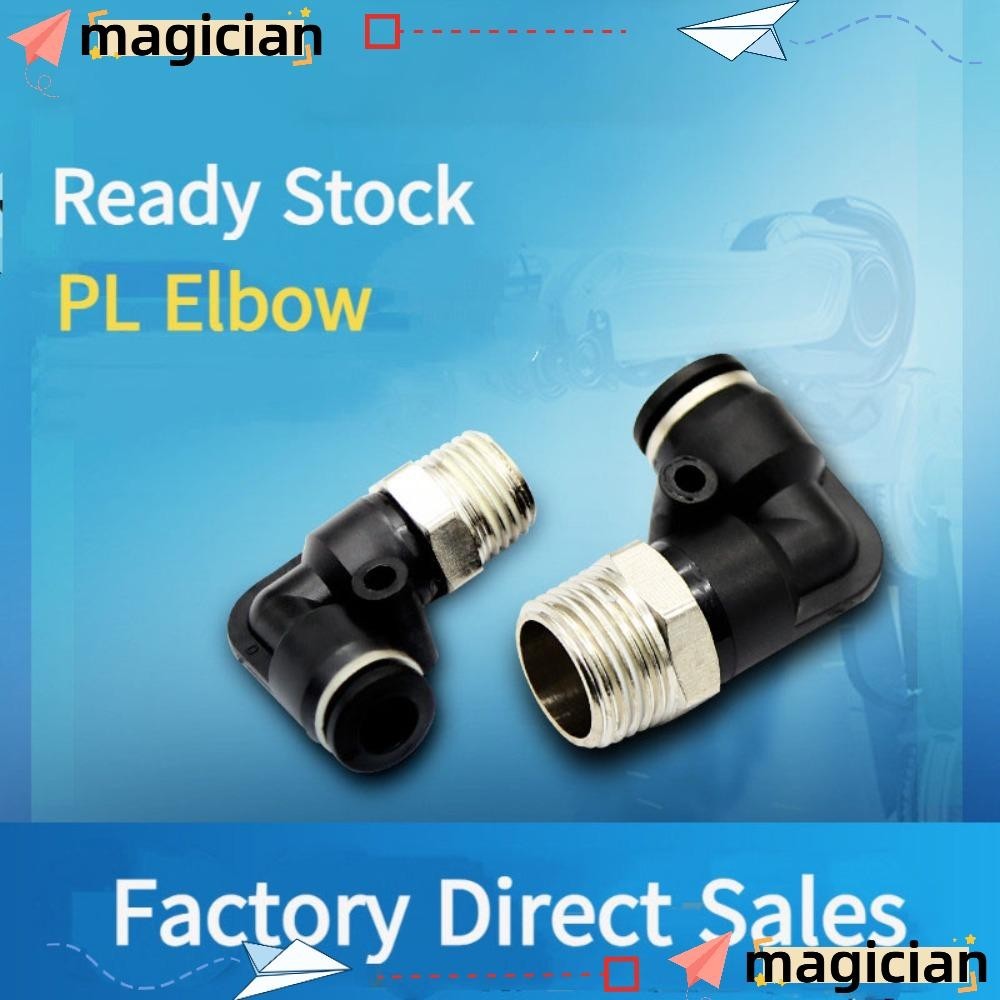 MAGIC Elbow Quick Connector, DIY PL4 6 8mm Quick Insert Pneumatic ...