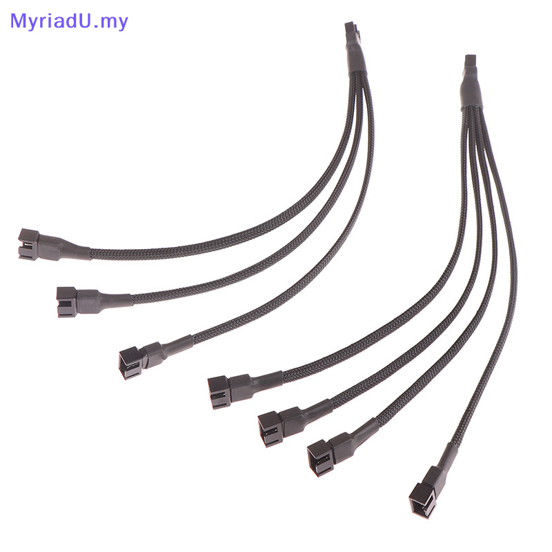 MyriadU 1Pc Fan Splitter Cable 4pin Adapter Cable 1 to 1 2 3 4 Computer ...