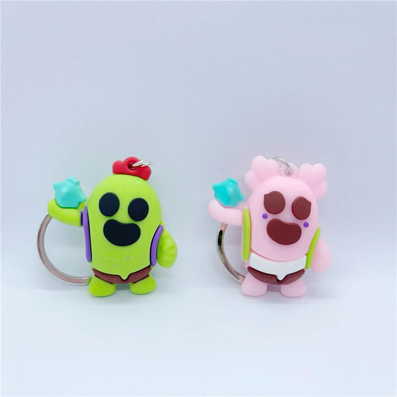 Brawl Stars Plush Keychain Bag Hanging Ornament Kawaii Keychain Doll ...