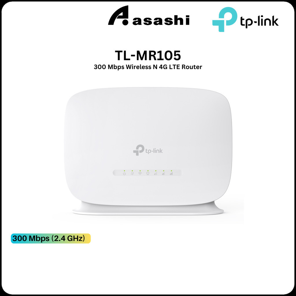 Tp-Link TL-MR105 300 Mbps Wireless N 4G LTE Router | Shopee Malaysia