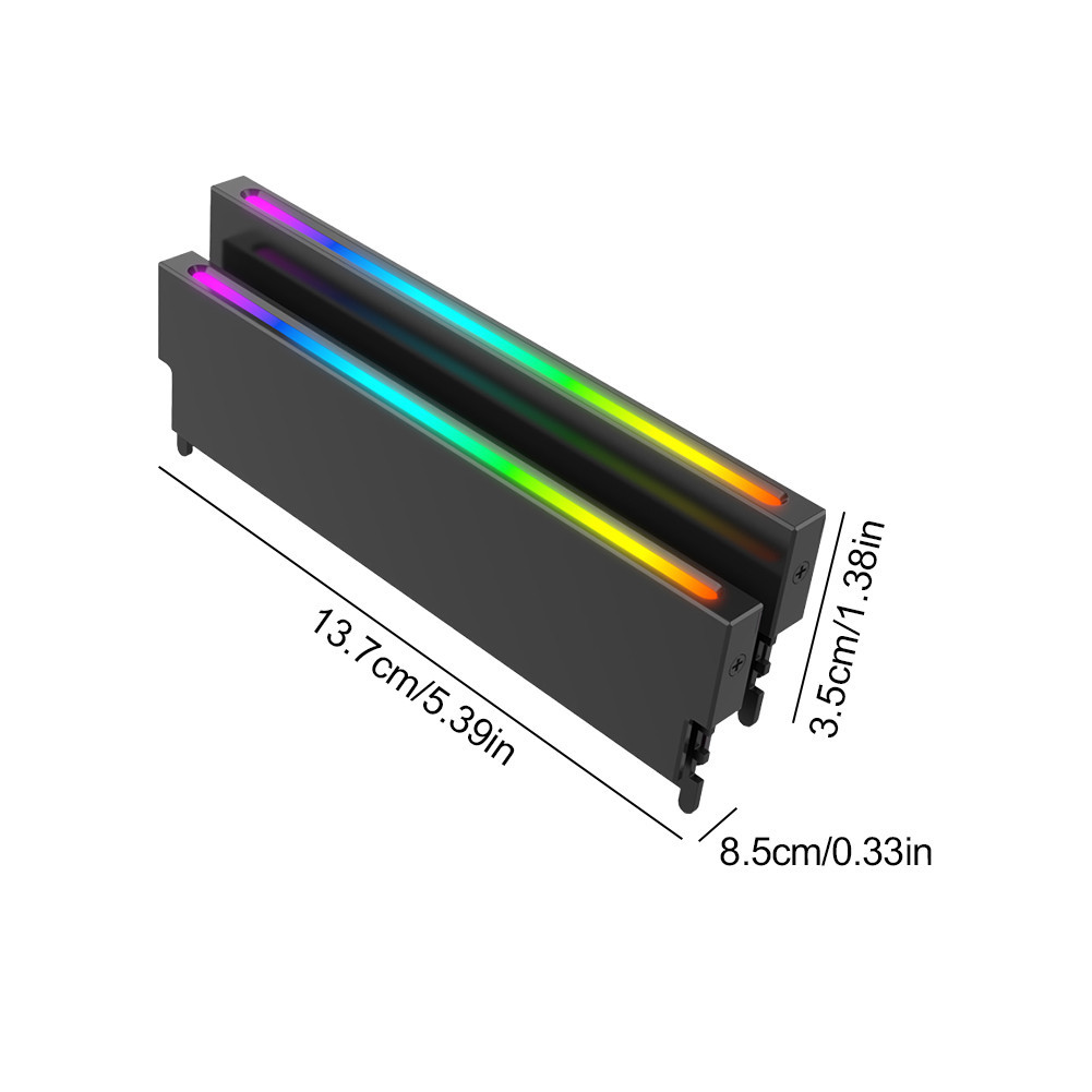 Desktop Computer RAM Heatsink 5V 3PIN ARGB Sync DDR3 DDR4 DDR5 Memory Cooler [freeplus.my ...