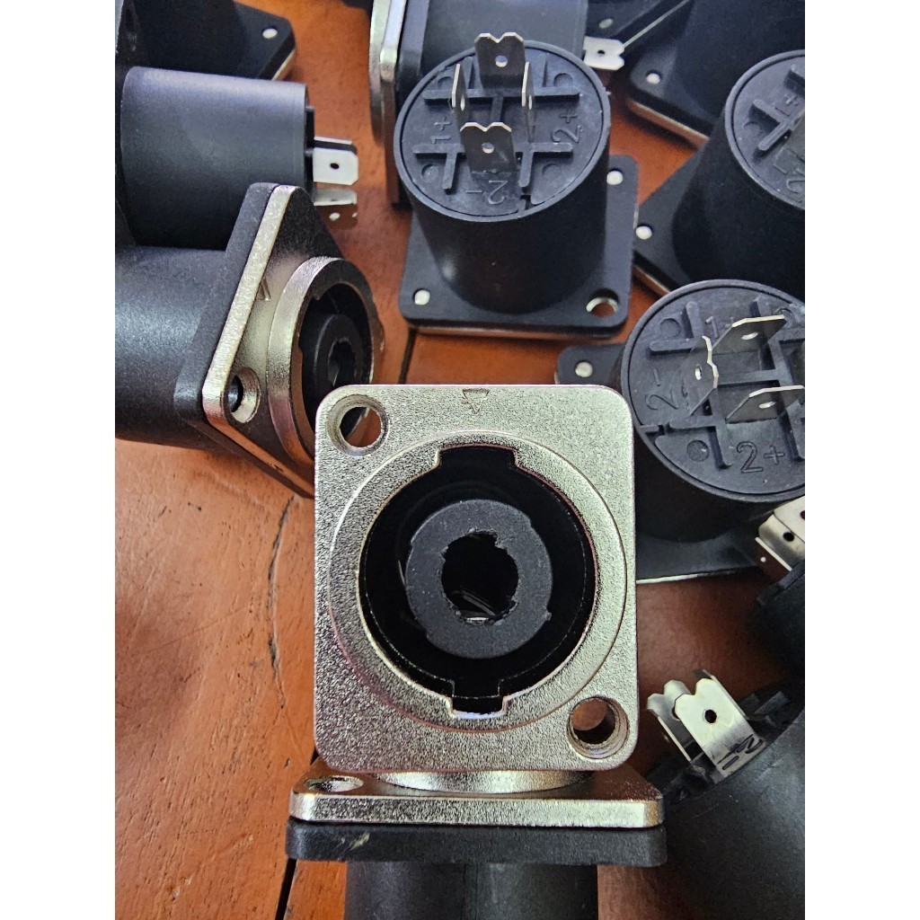 Combo 2 Jacks - Negative speakon Speaker Jacks (Pc), speakon Neutrik ...