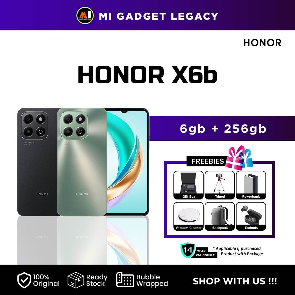 HONOR X6b [6GB RAM 256GB ROM] - Original HONOR Malaysia | Shopee Malaysia