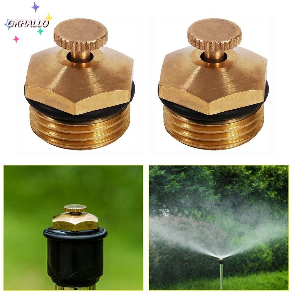 OKHALLO Atomizing Sprinkler Nozzle, Adjustable Brass Sprinkler Head, Sprinkler Head Copper ...