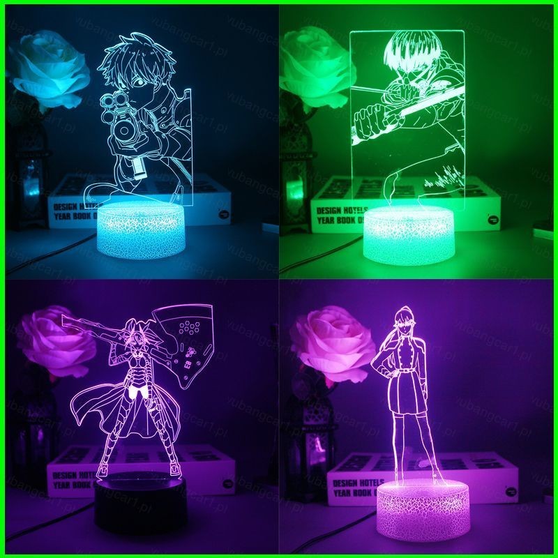 YB1 Kaiju No 8 Kafka Hibino Reno Ichikawa Kikoru Shinomiya Night Light ...
