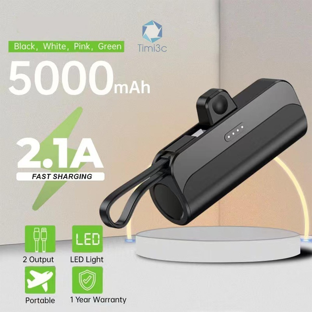 New 5000mAh Mini Portable Powerbank for Phone Android Micro USB Power ...