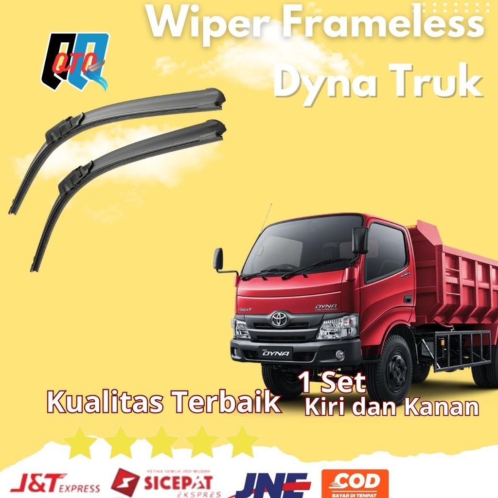 Toyota Dyna Truck Wiper - Frameless Wiper Rubber for Dyna Truck Cars 1 ...