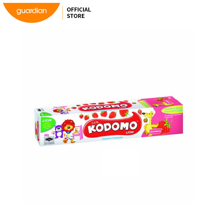 Kodomo Lion Special Toothpaste For Milk Teeth Strawberry 80g | Shopee ...