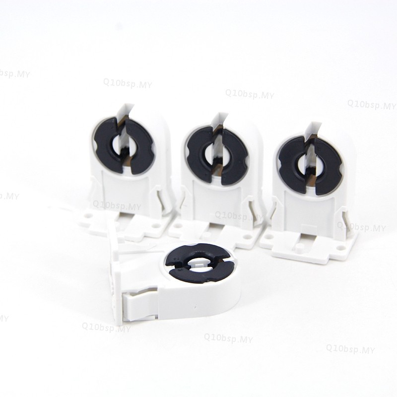 4pcs/lot Plastic T8 Lamp base Holder Fluorescent Light Socket AC 100 ...