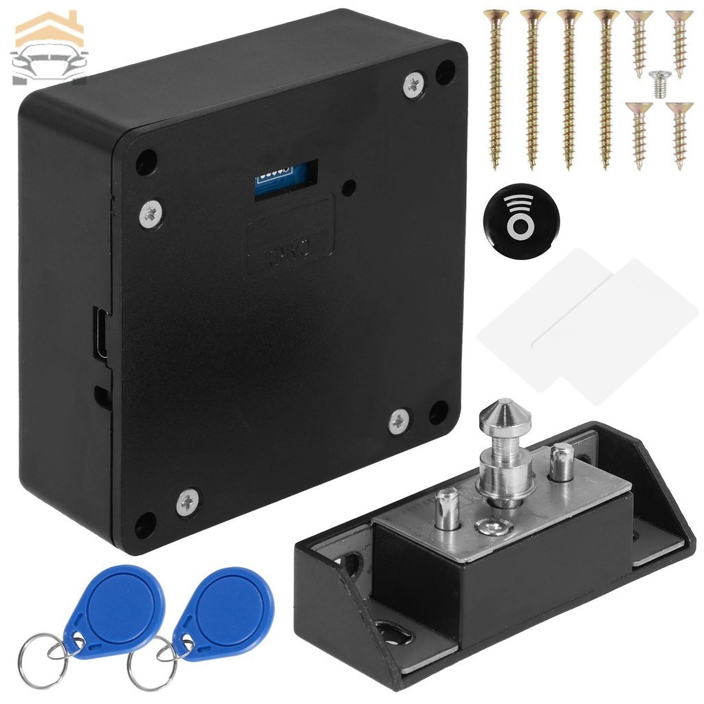 Hidden Electronic Cabinet Lock DIY RFID Drawer Lock Cupboard Drawer ...